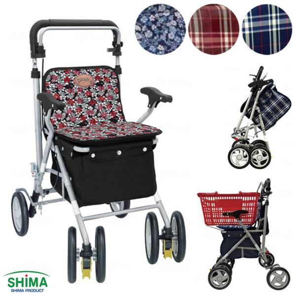 ◇パレード◇○カゴ載せコンパクトBOX買い物かごがタテに置けるから、スーパーの細い通路もラクラク！○操作しやすいハンドブレーキ＆駐車用ストッパ■使用時サイズ（約）H84〜96×W47.5×D61cm■収納時サイズ（約）H77×W47.5×D...