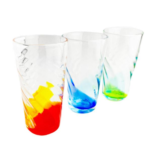 商品名：シーサイドロンググラス材質：ソーダガラス重量：約280g容量：約330ml（満杯時）サイズ：[ 高さ：約14.0cm 口径：約7.5cm 底幅：約5.5cm ]生産地：ベトナム販売元：琉球ガラス専門店くば笠屋（クバガサヤ/くばがさや）