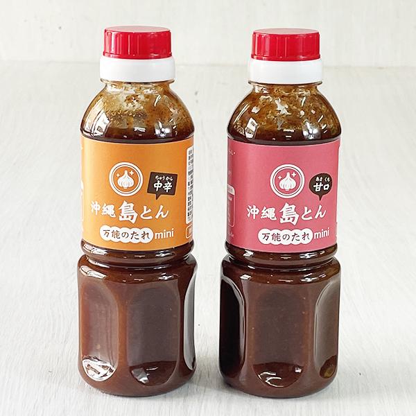 商品名：沖縄島とん 万能のたれ内容量：300ml賞味期限：製造日より365日保存方法：直射日光を避けて保存 開栓後は要冷蔵10℃以下原材料：しょうゆ(本酒造)(国内製造)、発酵調味料、りんご、にんにく、砂糖、たまねぎ、トマトケチャップ、パイ...