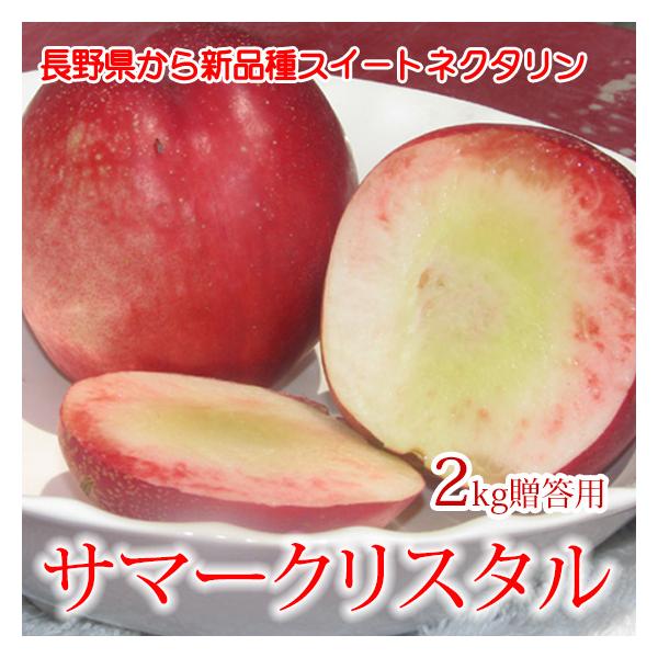 【発売日：2026年07月10日】旬：7月中旬から約10日ネクタリンの新品種が「サマークリスタル」。7月中旬のネクタリンとしては早い時期に収穫できる、表面が真っ赤で、果肉が白く甘いもの。見た目はネクタリンで中味は桃のよう。ネクタリンのような...