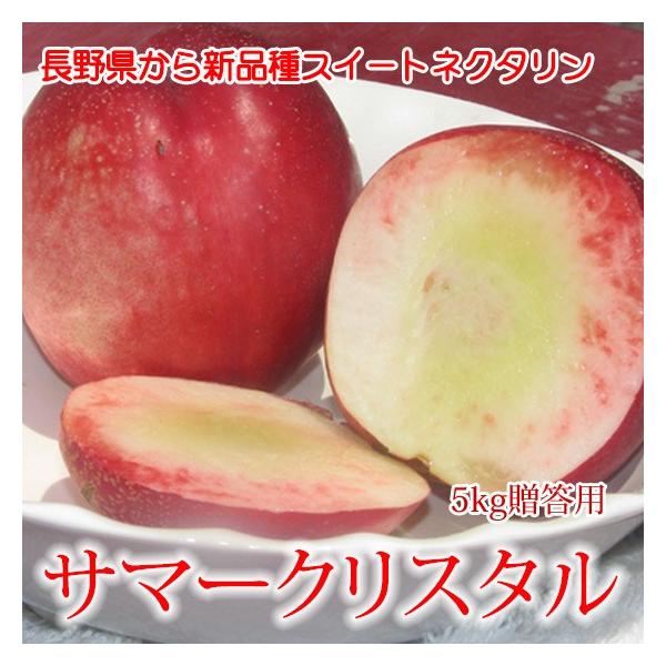 【発売日：2026年07月10日】旬：7月中旬から約10日ネクタリンの新品種が「サマークリスタル」。7月中旬のネクタリンとしては早い時期に収穫できる、表面が真っ赤で、果肉が白く甘いもの。見た目はネクタリンで中味は桃のよう。ネクタリンのような...