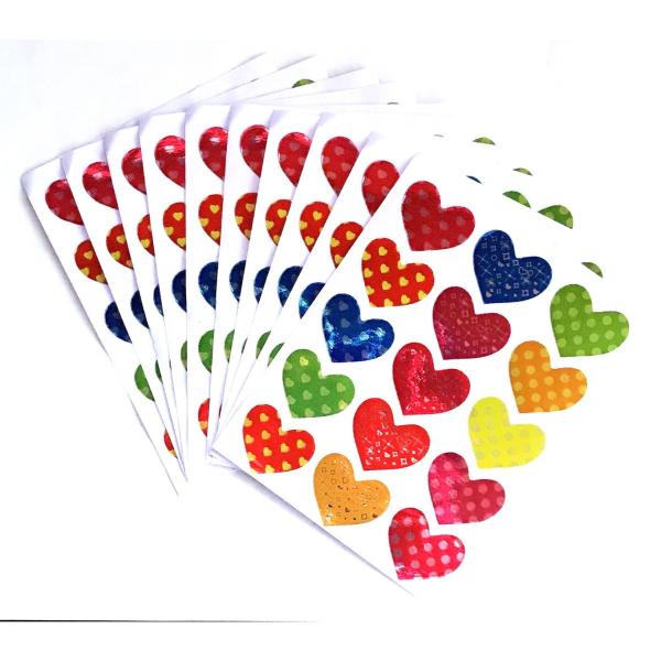 台紙サイズ　9cm*12cm　入り数10枚たくさん貼れる、好きなだけ使える。たっぷり10シート入りのエコノミータイプのシールです。便箋、小瓶、プレゼント装飾、お子様、児童生徒へのごほうび（ノートやテストへの貼付）などコストパフォーマンスの高...