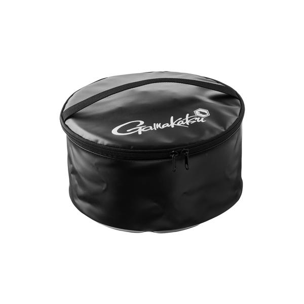 エサボールを丸ごと収納できる、がまかつへらボウルケースGM2608です。丈夫なPVC製で濡れた物を入れても水が漏れない構造です。エサボール７枚くらいまで収納可能です。サイズ　直径２８cm、高さ１３cm＜へらぶな　釣具＞