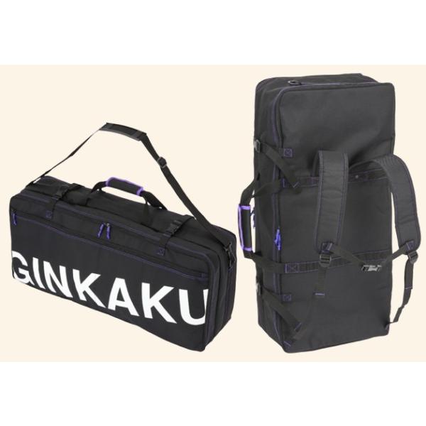 背負えて、ショルダーにもなって、手提げも付いている「オールインヘラバック２」です。サイドの”GINKAKU”のロゴもかっこ良く、全面にクッション素材が入っていますので、一緒に置いた時、銀閣自体だけでなく周りのヘラバックにキズをつけてしまうこ...