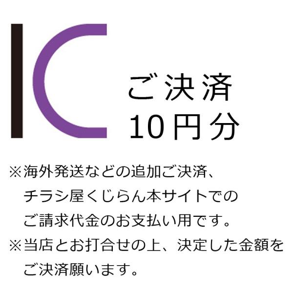 チラシ屋くじらん（http://kujiran.com、http://k-cart.com）でのお買い物のご決済、発送方法の変更や海外発送等の追加費用のご決済用メニューです。当店と打ち合わせの上、確定したご請求額をご決済ください。【1円単位...