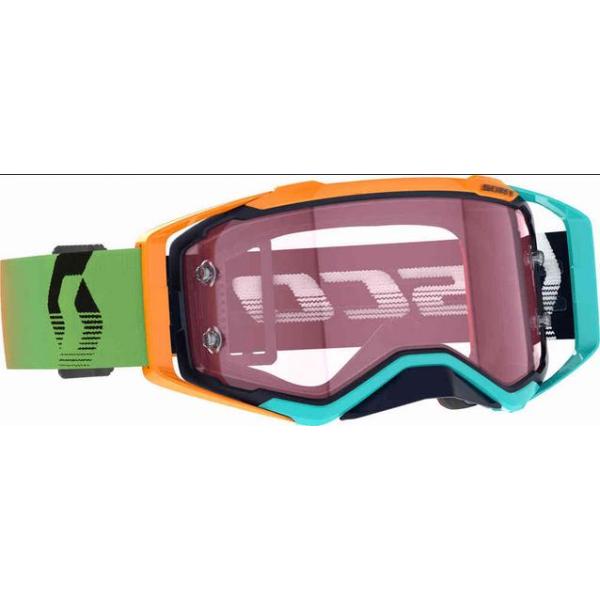 Scott Prospect AMP Rose モトクロスゴーグル カラー:グリーン/オレンジ