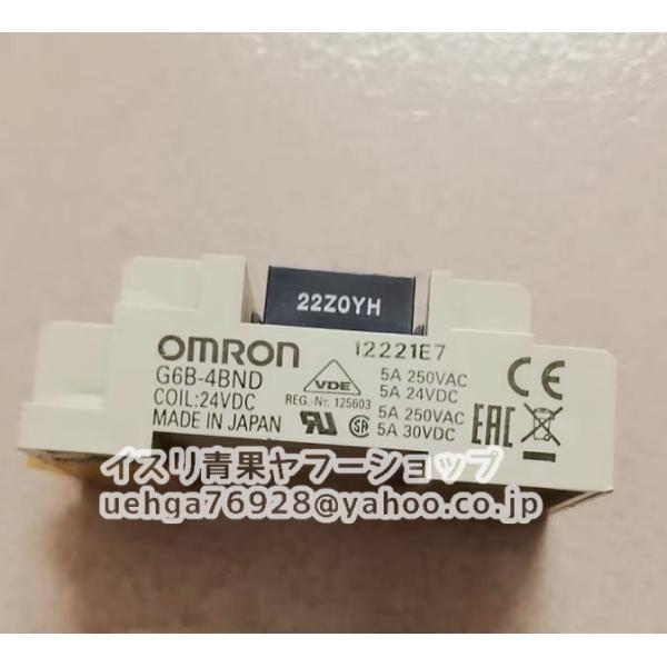 新品 OMRON オムロン G6B-4BND ターミナルリレー 保証 表示の価格は1pcsの単価で　10個/箱 10個以下購入された場合　元箱付きません。ご了承ください。保証：届いたから3ケ月以内不良品の場合、交換対応できます。