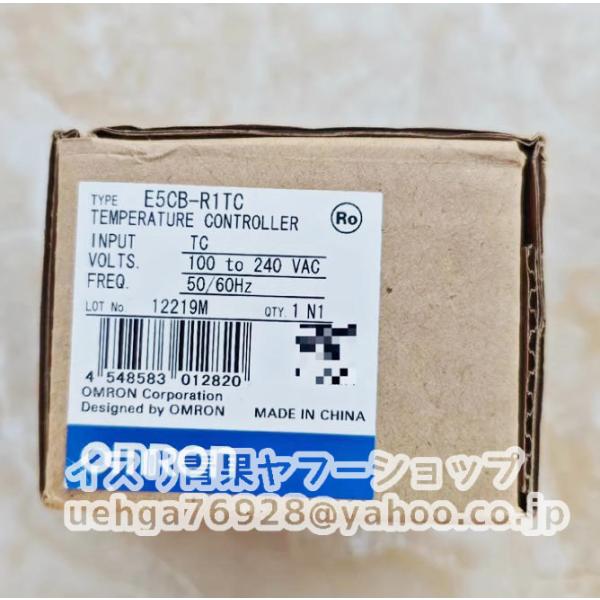 新品 OMRON オムロン E5CB-R1TC AC100-240V  温度調節器 保証 保証：届いたから3ケ月以内不良品の場合、交換対応できます。