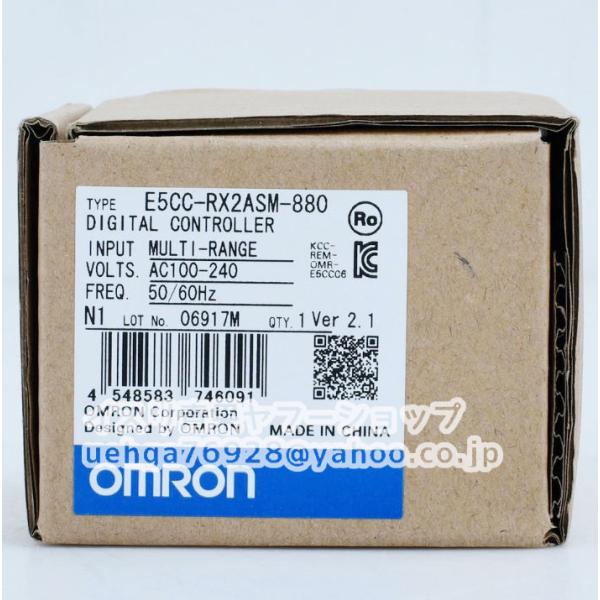 新品 OMRON オムロン E5CC-RX2ASM-880 温度調節器(デジタル調節計) 保証 保証：届いたから3ケ月以内不良品の場合、交換対応できます。