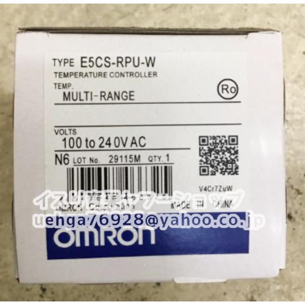 新品 OMRON オムロン E5CS-RPU-W 100-240VAC 電子 温度調節器 保証 保証：届いたから3ケ月以内不良品の場合、交換対応できます。