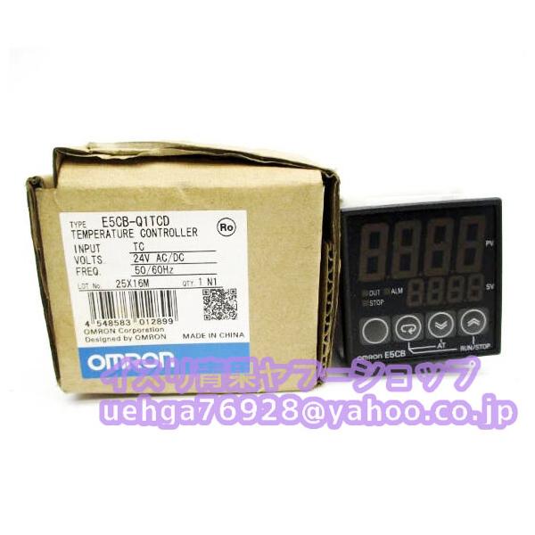 新品 OMRON オムロン E5CB-Q1TCD 24VAC/DC 温度調節器 保証 保証：届いたから3ケ月以内不良品の場合、交換対応できます。