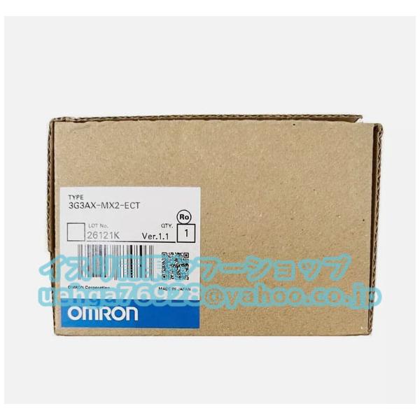 新品 OMRON オムロン 3G3AX-MX2-ECT 通信ユニット 保証 保証：届いたから3ケ月以内不良品の場合、交換対応できます。