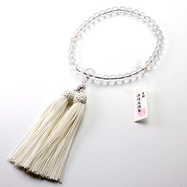【特徴】      〜〜高品質珠のみを使用した高級念珠〜〜  高級念珠は、すべてが洗練された技を持つ職人による手作りなのはもちろん、厳選された、不純物の少ない高品質の珠のみを使用して作られた、最高級の念珠です。  その珠の美しさは人を魅了し...