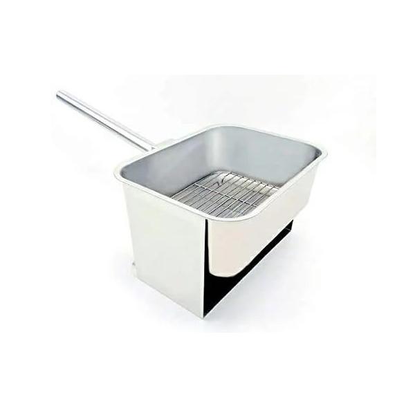 ◆オールステンレス製の炭運びなります。　錆びにくく、丈夫で長持ちします。◆炭がたっぷり入る深型仕様。　炭を運ぶ飲食業などにも最適です。※火が付いた炭を入れて長時間テーブルなどに置かないでください。※品質改良の為、商品の仕様変更が行われる場合...