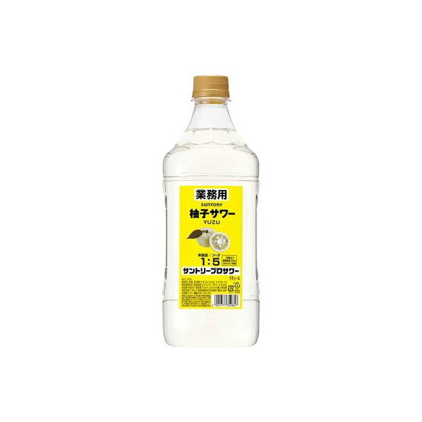 送料無料対象外品１プッシュで簡単！業務店のための、プロの味。お店の料理に合うサワーシリーズ。１：５でソーダで割るだけで簡単に柚子サワーがつくれます。甘酸っぱく爽やかな柚子の味と香りが楽しめます。　リキュール　30度