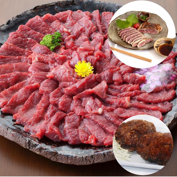 【馬刺し】■「くまもと食彩の力」では、熊本でも有名な直営の牧場を持つ馬肉卸し専門会社などから仕入れを行っております。だからこそ、安全性と品質にはどれだけでもこだわりたいと考えています。【内容量】上霜降り：約200g 【天草大王】天草大王の肉...