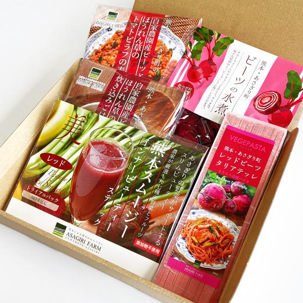 あさぎり農園のビーツは化学肥料、化学農薬不使用で、有機質肥料をバランスよく使い、テマヒマかけて育てています。そんな、ビーツを使った商品の特選セットを作りました。----------------------------詰め合わせ 詰合せ ご当...