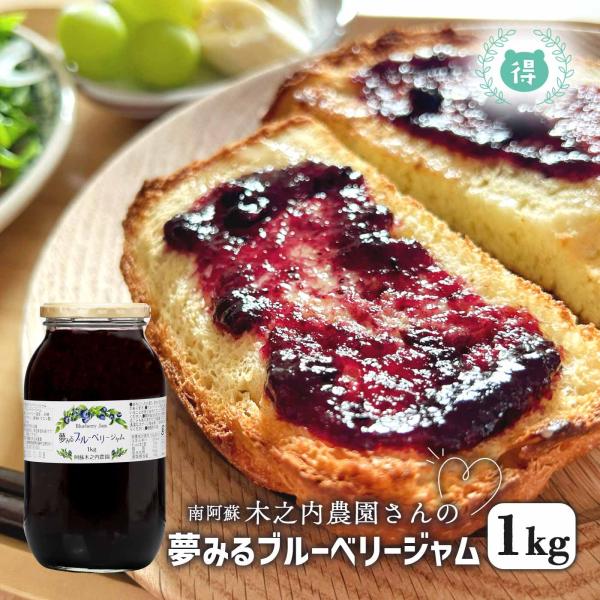 ●夢みるブルーベリージャム 熊本県山都町および国産ブルーベリーを使用しています。果肉をつぶさないプレザーブスタイルでブルーベリーの粒々を感じることのできるジャムです。食べやすいので、毎朝ヨーグルトと共に召し上がる方が多く、木之内農園のジャム...