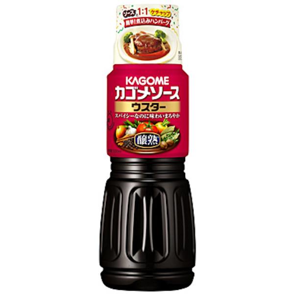 ●カゴメ独自の「醸熟」製法により、スパイシーなのに味わいまろやかに仕上げた、さらりとしたタイプのソースです。●揚げ物をさっぱりいただけるのはもちろん、炒め物等の調理や料理の隠し味としてお使いいただけます。名称：ウスターソース原材料：野菜・果...
