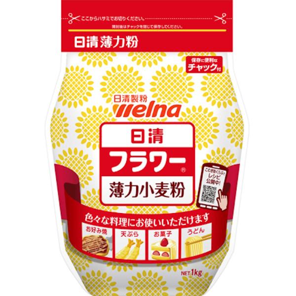 ●天ぷら、お菓子、お好み焼、うどんなど、幅広くお使いいただけます。●開閉が簡単で保存に便利なチャック付。名称：小麦粉原材料：小麦粉(アメリカ産又は国産)アレルギー物質：小麦栄養成分表示：100g当たり　エネルギー 351kcal　たんぱく質...