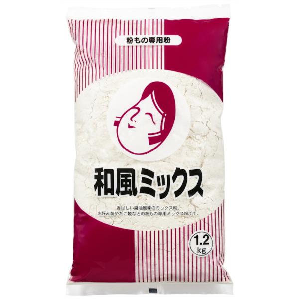 ●香ばしい醤油風味を前面に押し出した味付けに、かつおや昆布のうま味を効かせた「だし」風味の強いミックス粉です。●植物油脂配合で、口どけのよいとろみを付与しています。原材料：小麦粉(国内製造)、植物油脂、粉末醤油、食塩、ぶどう糖、砂糖、乾燥全...