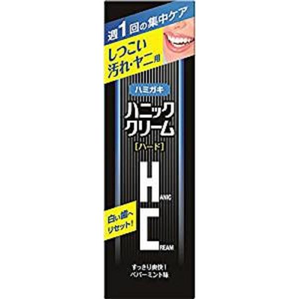 「商品情報」商品紹介商品説明「ハニッククリーム ハード 45g」は、普通の歯みがきでは落ちにくい、しつこい汚れやタバコのヤニをしっかり落とす強力歯みがきです。お茶の抽出成分フラボノイドとβ-シクロデキストリン配合により、口臭も除去します。爽...