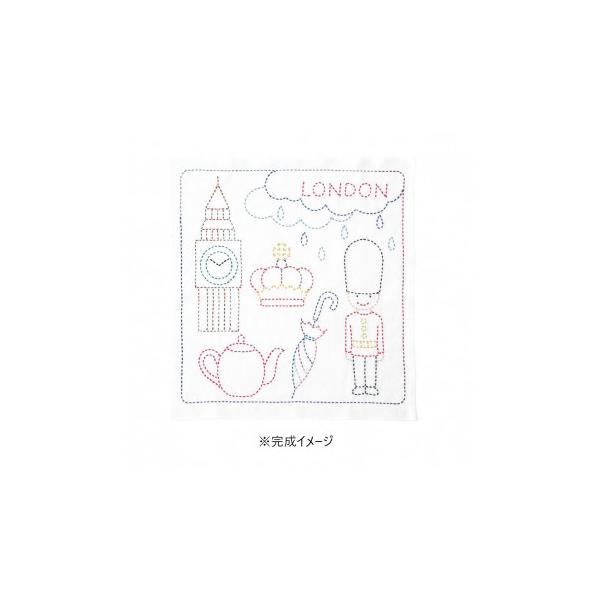 刺し子の技法を学びながらかわいいふきんが作れます。