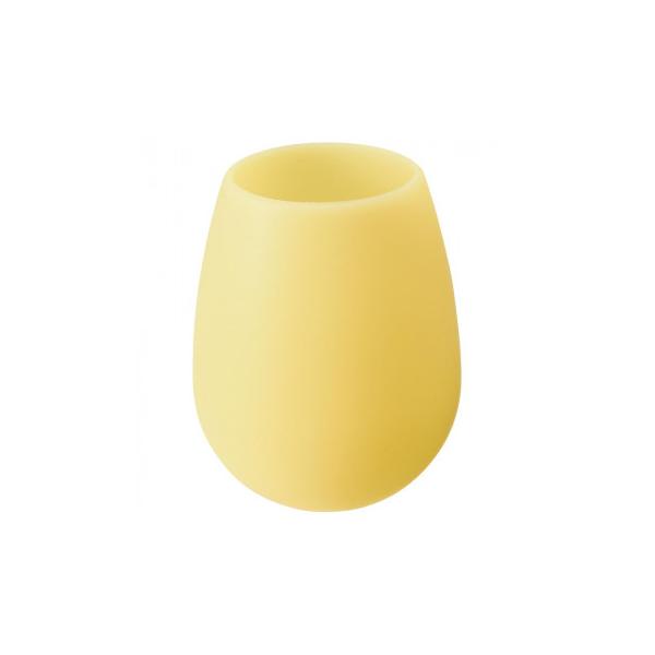 コロンとしたフォルムがかわいいメガネスタンド。暗いところで光ります。