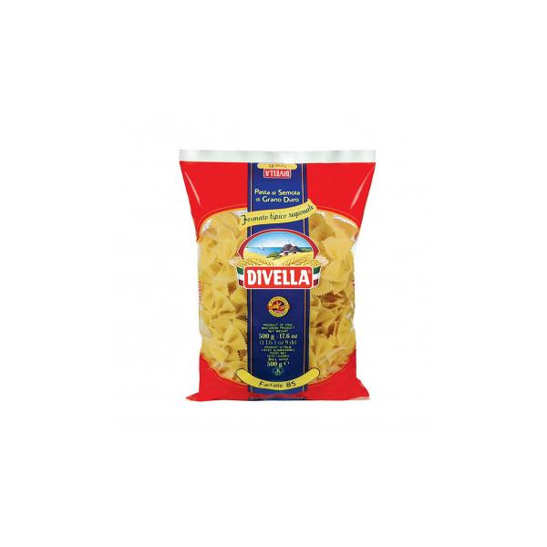 蝶々やリボンを思わせる形の可愛らしいパスタです。サラダやスープ、ホワイトソースなどに入れると特別感を抱けるパスタです。