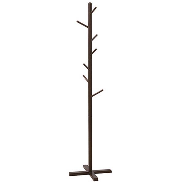 ●お客様組立●組立目安時間：約10分■外形寸法(約)：幅450×奥行450×高さ1800(mm)■構造部材：天然木(ラバーウッド)■表面加工：ラッカー塗装■ボルト：スチール■脚部滑り止め：フェルト■耐荷重：各フック2kg　※他荷重は測定値で...