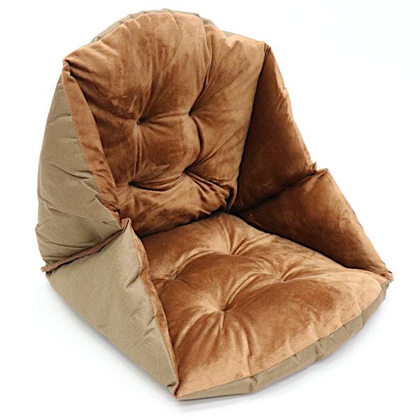 ●椅子に置くだけで腰まで包んであったかい●折りたたんで収納ができるので、持ち運びにも便利■本体サイズ(約)：　収納時 / 幅41×奥行41×高さ15.5cm　使用時 / 幅45×奥行42×高さ42cm■本体重量(約)：880g■生産地：中国...