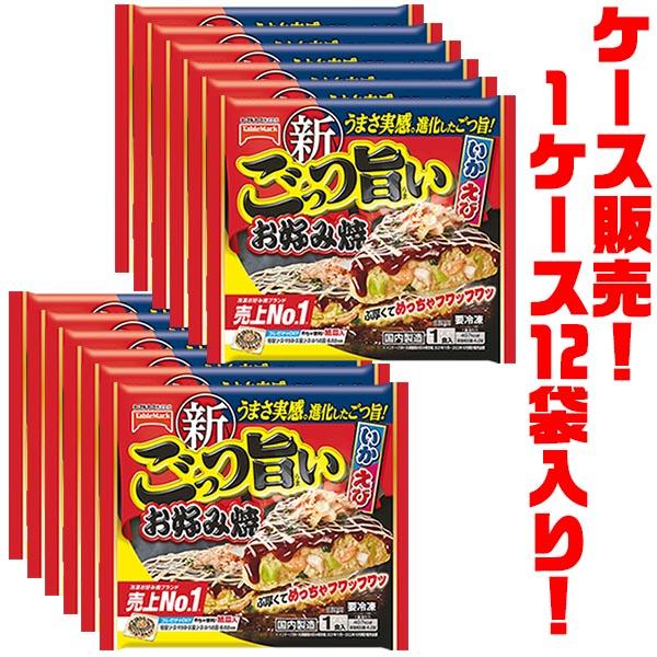 ●卵と山芋でふわっふわ食感の生地と国産キャベツの食感のコントラストが感じられる仕上がり。●いかとえびの海鮮具材の旨みが自慢のお好み焼です。■一袋あたりの内容量：1食入300g(お好み焼259g)■調理方法：レンジ■栄養成分：1食(300g)...