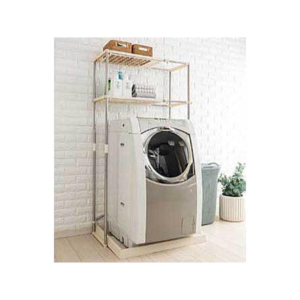 ●棚は奥行ワイドメッシュ棚(下段棚は上下高さ調整可能)●幅は洗濯機のサイズに合わせて調整可能■サイズ(約)：幅700〜910×奥行360×高さ1590mm■内寸幅(約)：590〜810mm■重量(約)：3.7kg■耐荷重(約)：全体で10k...