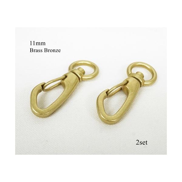 ○材質 亜鉛合金○カラー 真鍮ブロンズ(艶消し真鍮メッキ色)※真鍮生地とはまた色目が異なります。○サイズ ベルト幅11mm  全長47mm 開口幅5.5mmベルト幅12mm  全長45mm 開口幅5.5mm○個数　２個ベルト幅11mm, 1...