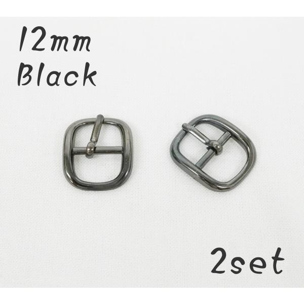 ○材質 亜鉛合金  ピン→鉄○カラー ブラックニッケル 黒○サイズ 全長 21mm ベルト幅 12mm ピン太さ 2mm○個数　２個●商品説明小さなサイズのバックル美錠です。貴重なブラック色です。シンプルでおしゃれなデザインです。腕時計、ベ...
