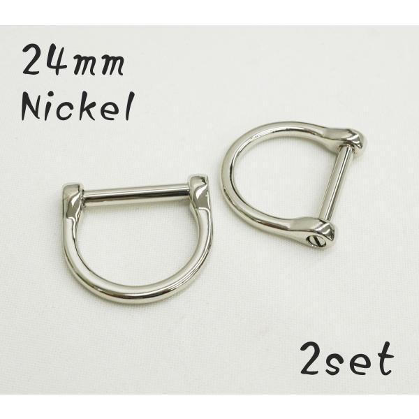 ○材質 亜鉛合金○カラー ニッケル○サイズ 全長 31mm ベルト幅 24mm ○２ヶセット●商品説明手カンは、バッグ本体と持ち手、ショルダーの革などと連結する部分に使用されています。ネジ式のため修理にも使用できます。ハンドメイドにぜひお使...