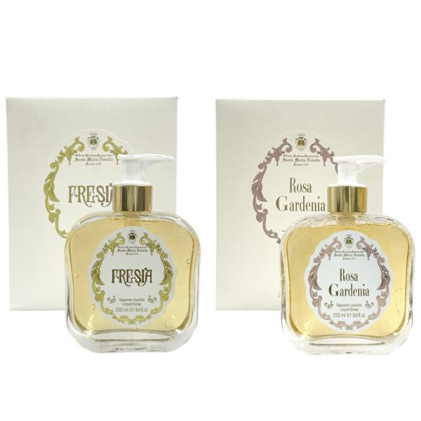 サンタマリアノヴェッラ ハンドソープ 250ml フリージア / ローザガーデニア [ SANTA MARIA NOVELLA ハンドソープ リキッドソープ ソープ ハンド 手 ギフト プレゼント 花 ローズ ガーデニア 潤い うるおい 清...