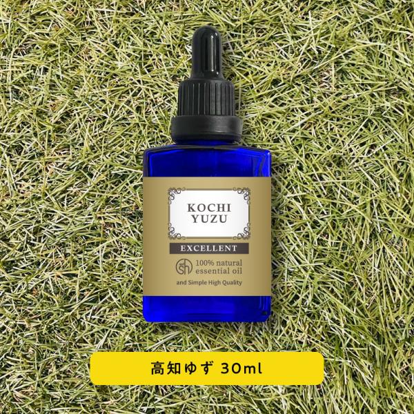エッセンシャルオイル 精油 国産 高知 ゆず精油  オイル 30ml 高知県産　ユズ精油マイクロ波抽出法で、低沸点の芳香成分を逃さず、水などの溶媒を使わない無添加製法です。これにより、香りを強く残すことに成功した精油となります。生産国　日本...