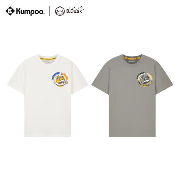 ●商品名：　B.DUCK Tシャツ●品番：　　KDK-T01●素材：　　綿 74％ ＆ ポリエステル 26％●カラー：　ホワイト/グレー●サイズ：　S/M/L/XL※店舗により価格、取り扱いサービスが異なる場合がございます。※同じサイズ記号...