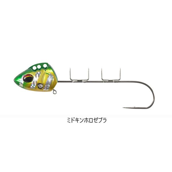 これまでにないテクノロジー(1)下に引き込むバイト（喰い下げ）時に、針先がスライドすることで針掛かりが向上。(2)針が半遊動式の為に、タチウオの引き込みに対して、うまく力を分散。　針穴も大きくなりにくく、バラシ軽減に貢献。(3)ヘッドと針の...