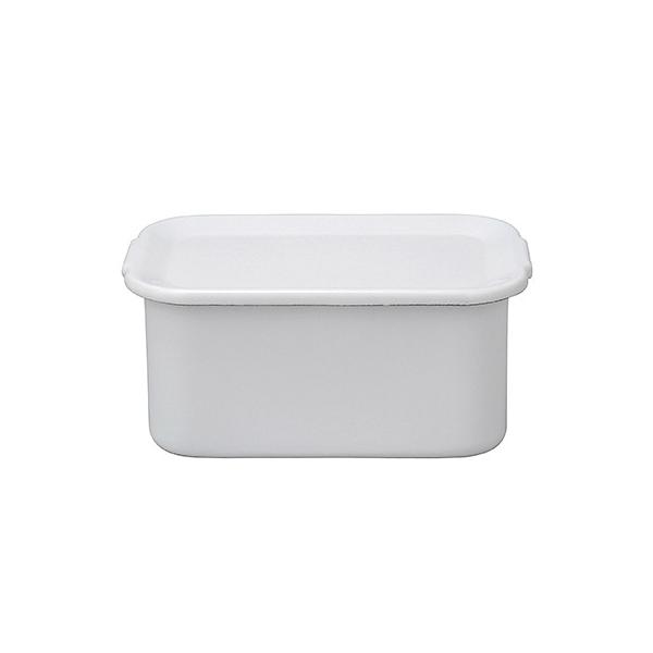 /即納/ WFH-LL 野田琺瑯 レクタングル LL 琺瑯蓋付 日本製 / ホーロー 琺瑯 琺瑯容器 保存容器 耐熱 琺瑯蓋 角型 長方形 レクタングル ホワイトシリーズ /