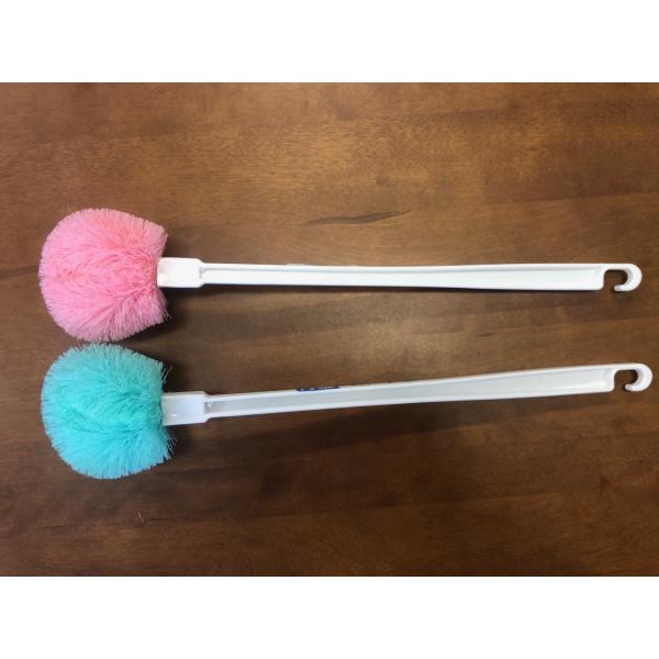 トイレタワシ 柄付 ナイロン / 柄付き 柄付タワシ トイレ 便所 たわし 束子 タワシ ブラシ トイレクリーナー トイレブラシ トイレ用 亀の子束子 PP ポリプロピレン /