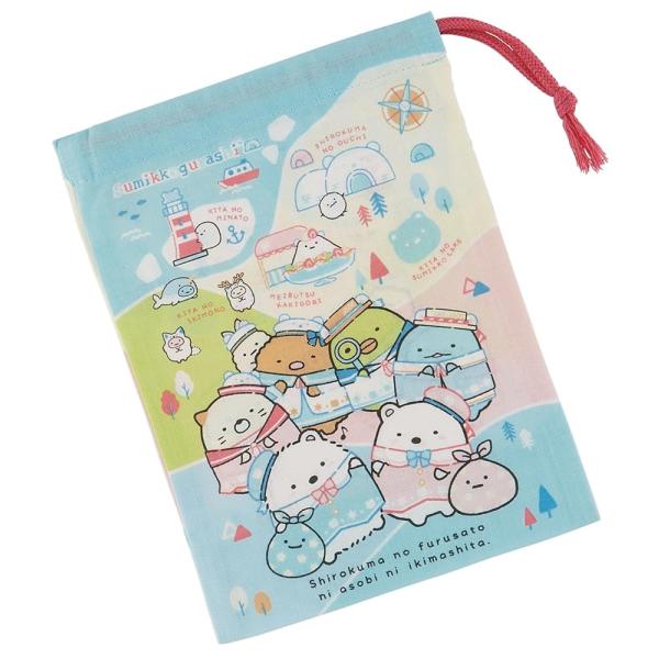 「商品情報」コップの携帯に便利な巾着袋。小物入れや小分け袋としてもお使いいただけます。お洗濯可能で衛生的。※タンブラー乾燥はお避けください。※他の物と分けて洗ってください。「主な仕様」サイズ：横14.8×縦20.5cm材質：綿100％原産国：日本