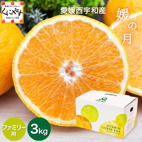 愛媛西宇和産 ファミリー用 媛の月/3kg/産地直送