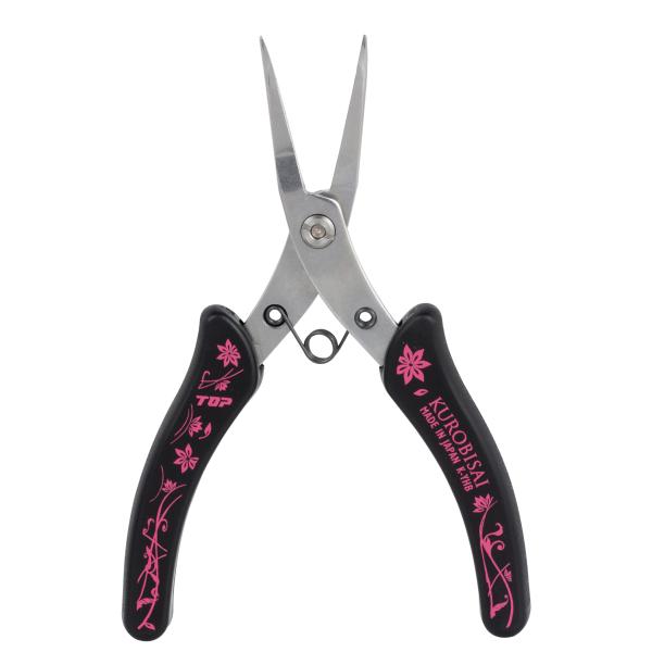 先端角度60°の先曲り形状で、パーツにキズがつきにくいギザなしタイプです。つかんだパーツが見えやすく、ピンセットの代わりとしても大変便利です。注意：●先端は鋭利ですので取扱いにはご注意ください。●柄部の成型グリップは絶縁ではありません。●工...