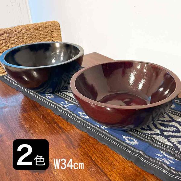 バリ島製。木製スパボウル 再入荷！エステサロン様のフットバス用に好評な人気商品です！ぬるま湯＆アロマオイルは、心身ともに癒されます♪またお家でも、お手軽スパ気分を楽しめます。是非どうぞ！水を張って花を浮かせると、南国リゾートテイストに！※食...