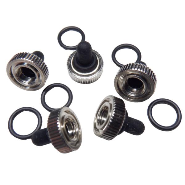 単価は1個あたりです。 ※当店取り扱いのトグルスイッチ用です。なおノブが短いので下側のナット（写真2枚の青矢印）は上側に移動して下さい。