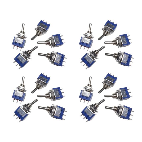 注文数1で20個です。ON-ONタイプのトグルスイッチです。