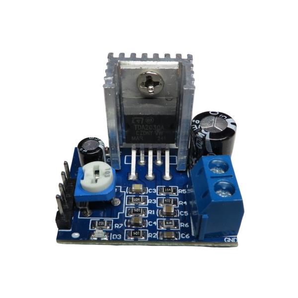 単価は1個あたりです。TDA2030を搭載したコンパクトなモノラルパワーアンプモジュール。接続用ピンヘッダや端子台が実装されています  。※本品は取説無しです。また使用方法などのサポートもしておりませんのでご注意下さい。種類: モノラルアン...