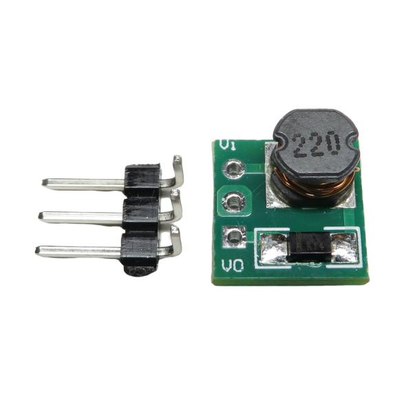 注文数1で1個です。 ピンヘッダ付き。入力電圧: DC0.9V-5V出力電圧: DC5V出力電流: 480mA（最大）1-1.5V: 40-100mA ; 1.5-2V: 100-150mA ; 2-3V: 150-380mA ; 3V以上...